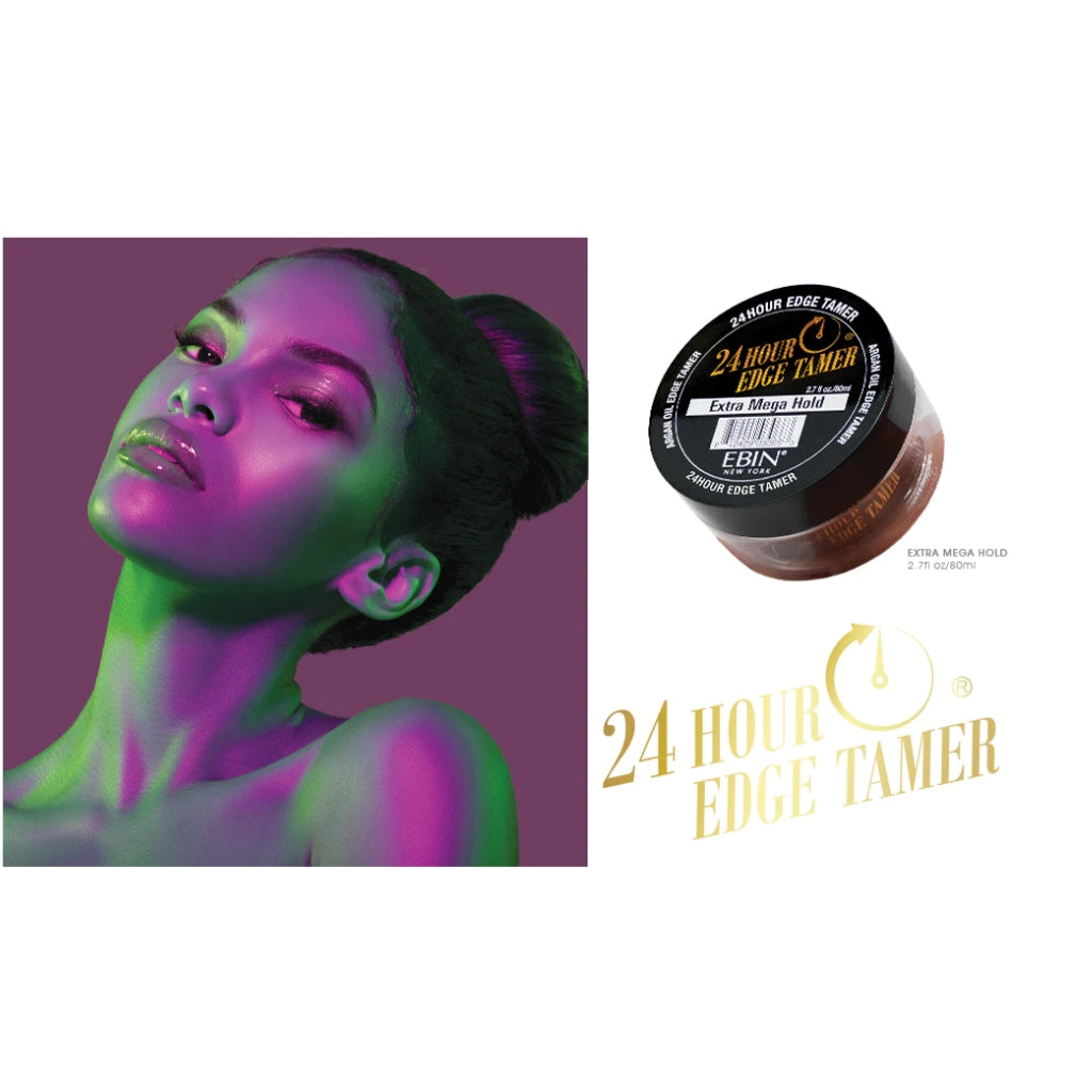 EBIN 24 HOUR EDGE TAMER - EXTRA MEGA HOLD | BRAID BEAUTY