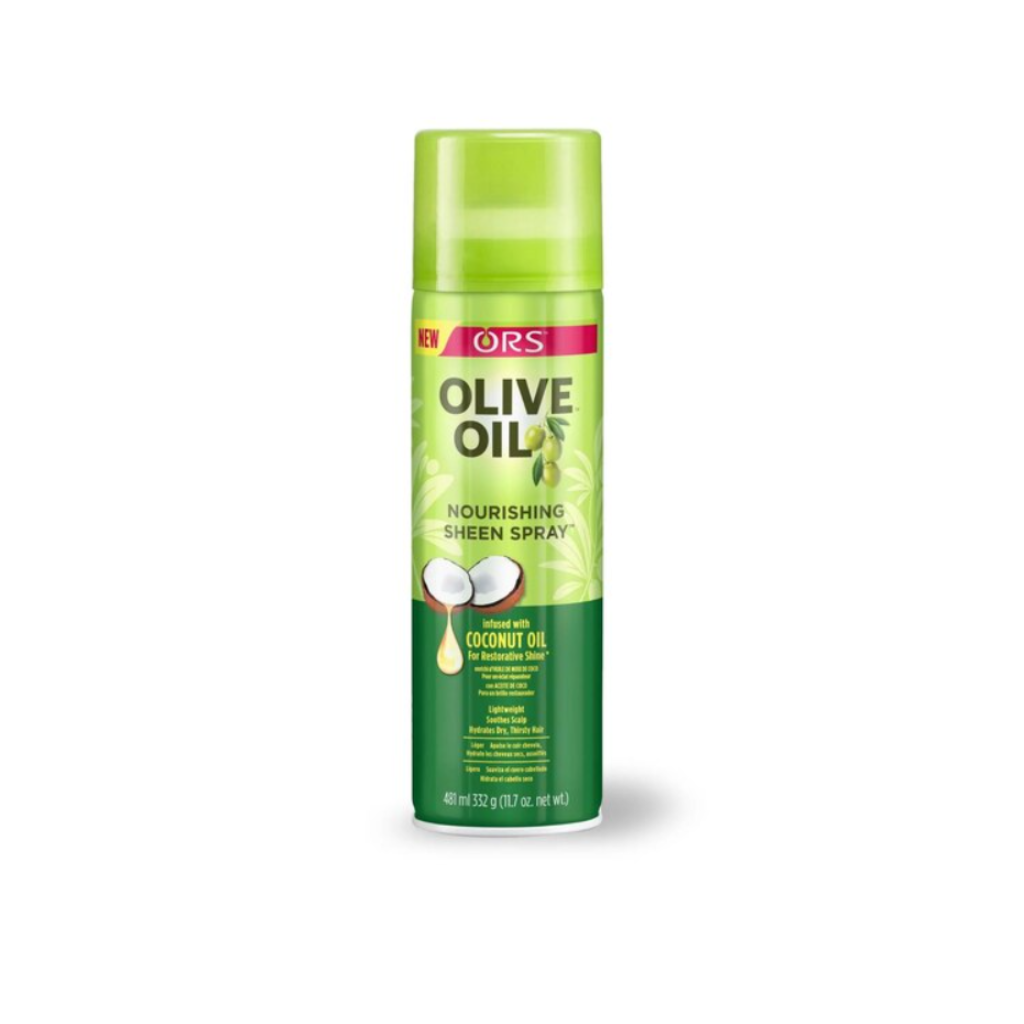 ORS Olive Oil Nourishing Sheen Spray Coconut Oil 2 oz | BRAID BEAUTY